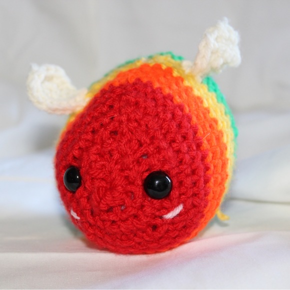 Toys | Rainbow Crocheted Bee | Poshmark